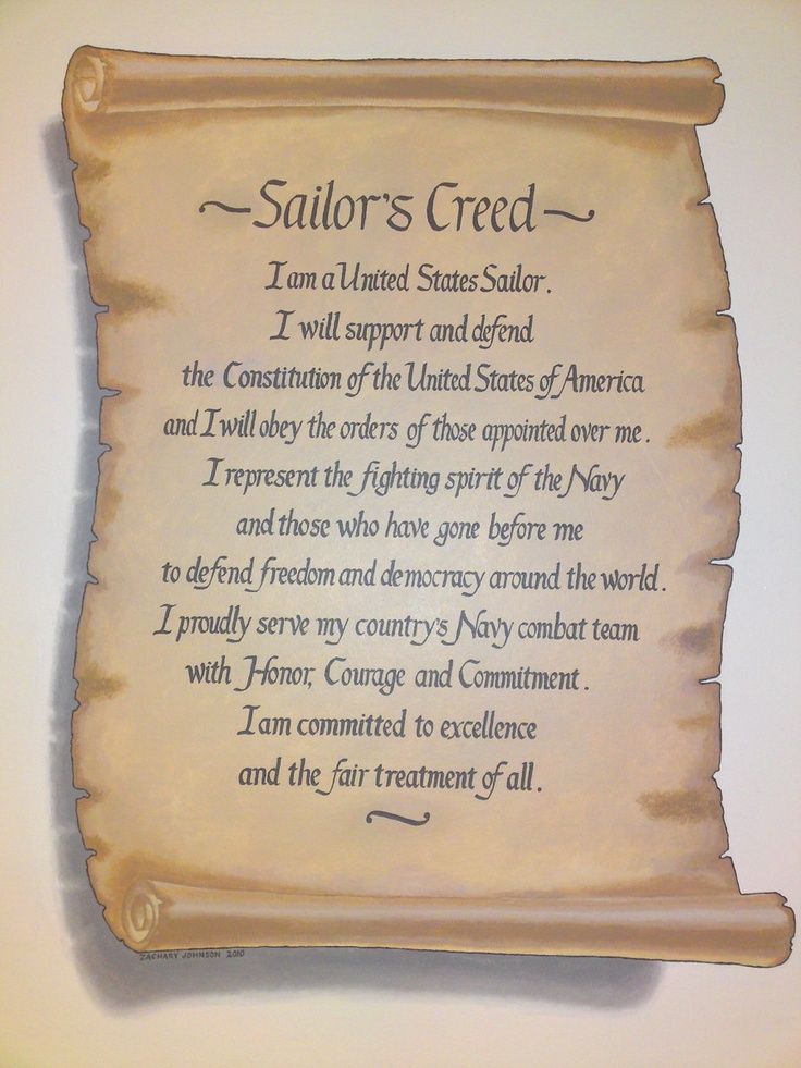 Sailor's Creed
